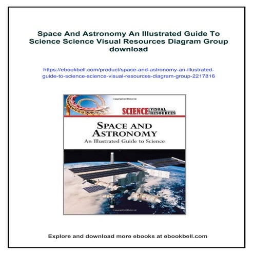 Space And Astronomy An Illustrated Guide To Science Science Visual ...