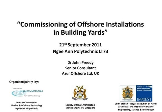Precommissioning and Commissioning | PDF