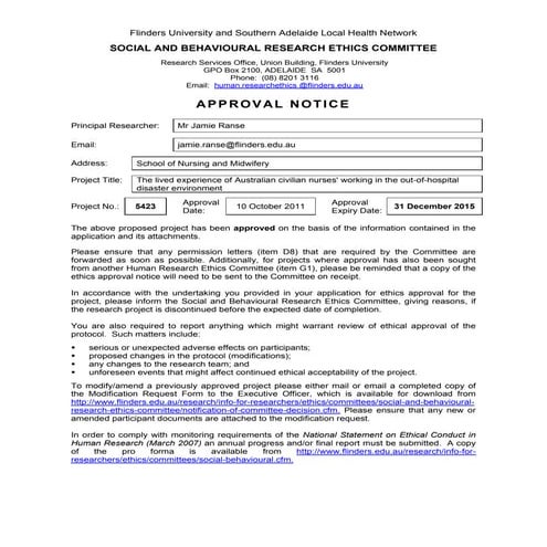 National Ethics Application Form | PDF