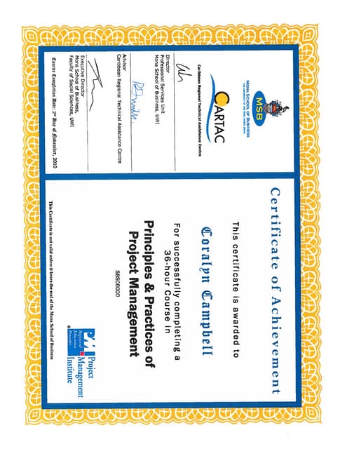 Cert-Time & Project Mgmt | PDF