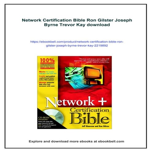 Network Certification Bible Ron Gilster Joseph Byrne Trevor Kay | PDF