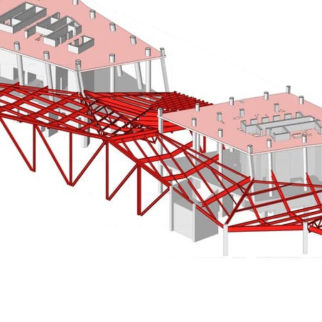 Steelwork Roof model view 2 | PDF
