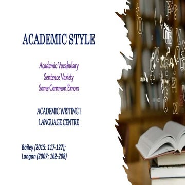 110 WEEK 9 LECTURE 8, Academic Style, S2, 2324.pptx