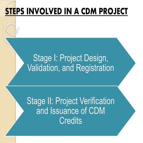 Various steps involved in a Clean development management project | PPT