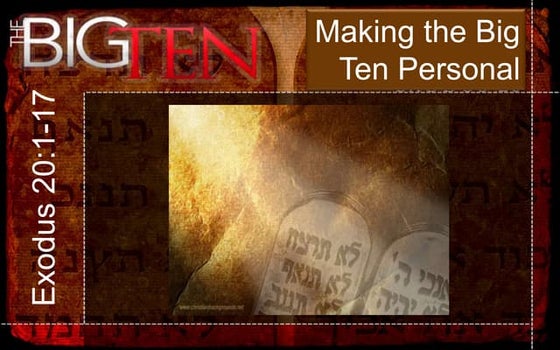 Ang sampung utos ng diyos | PDF