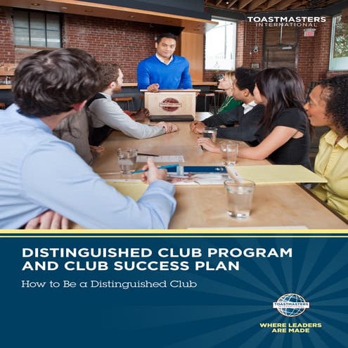 Distinguished Club Program & Club Success Plan | PDF