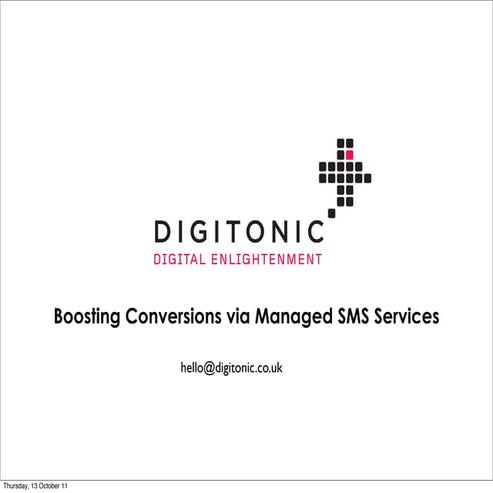 Digitonic SMS Services | PPT