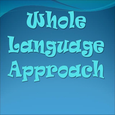 whole language | PPT