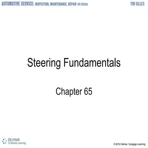 How car steering works( Recirculating-ball Steering) | PPT