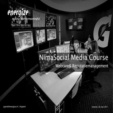Nima Social Media Course Reputatiemanagement introductie | PPT