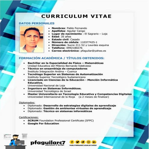 Curriculum vitae 2020 | PDF