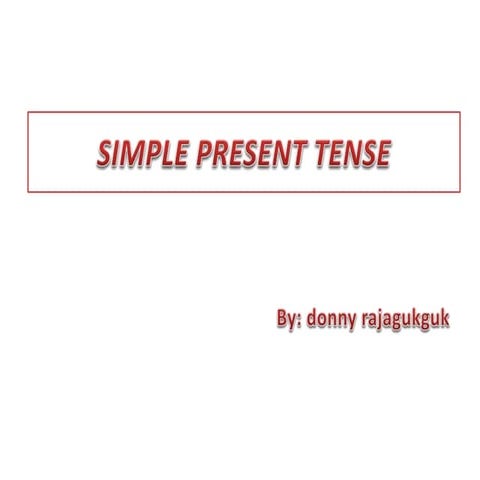 Group 5 English Simple present tense.pptx