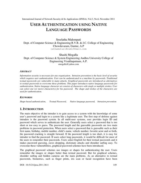 Authentication Schemes For Session Passwords Using Color And Images Pdf