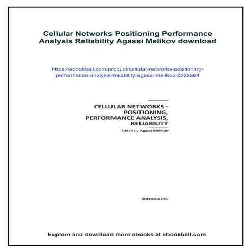 Cellular Networks Positioning Performance Analysis Reliability Agassi Melikov | PDF