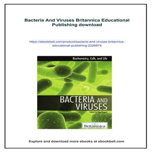 Bacteria And Viruses Britannica Educational Publishing | PDF
