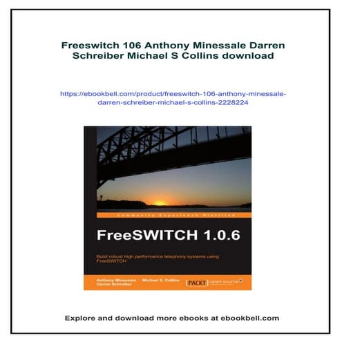 Freeswitch 106 Anthony Minessale Darren Schreiber Michael S Collins | PDF