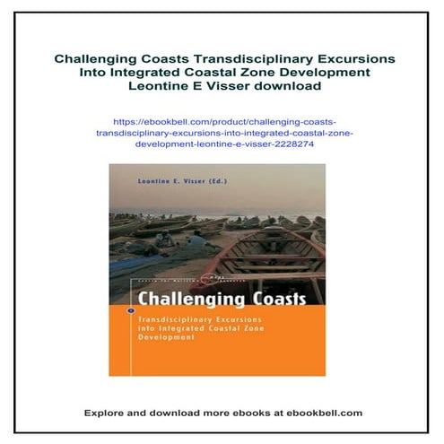 Challenging Coasts Transdisciplinary Excursions Into Integrated Coastal ...