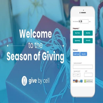 WELCOME TO THE SEASON OF GIVING | PDF