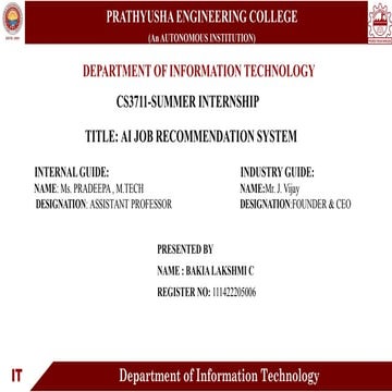 INTERNSHIP PYTHON PROGRAMING AND DATA ANALYSIS | PPTX