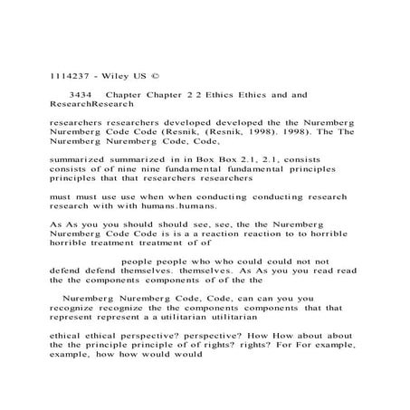 1114237 - Wiley US © 3434 Chapter Chapter 2 2 Ethi | PDF