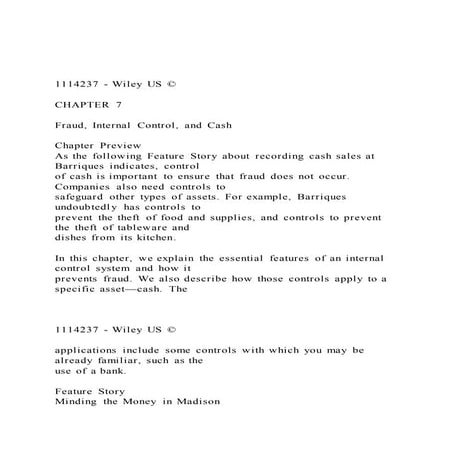 Chapter 5 - Cash and Internal control ppt | PPT