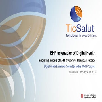 Digital Health & Wellness Summit @ Mobile World Congress 2016 | PDF