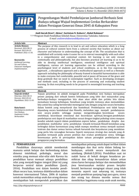 Tajuk 1 : PENGENALAN KEPADA SENI DALAM PENDIDIKAN | PPTX