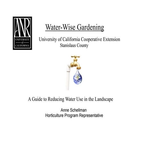 Water-Wise Gardening - University of California, Stanislaus | PDF ...