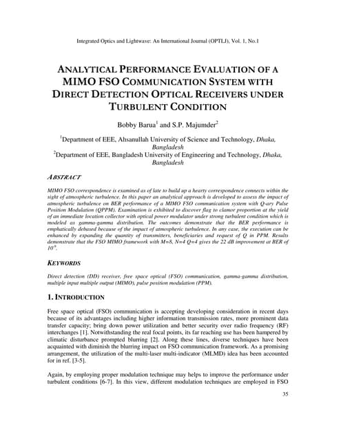 PERFORMANCE ANALYSIS OF SPATIALLY CORRELATED CYLINDRICAL ANTENNA ARRAY FOR 3D MASSIVE MIMO | PDF