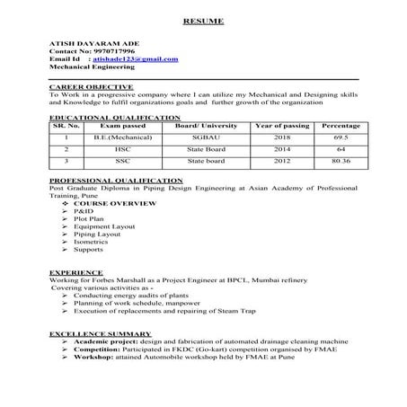 Resume | DOC