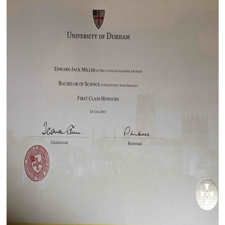 Durham Degree Certificate | PPT