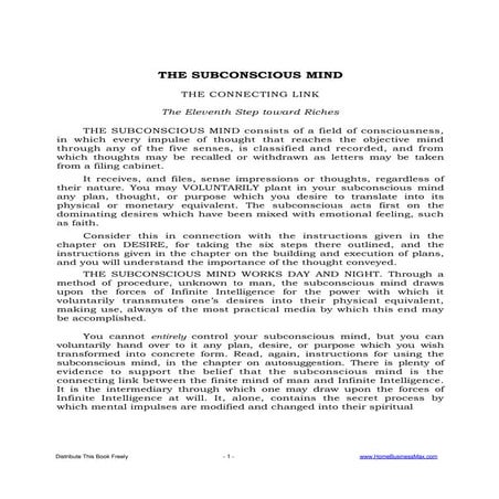 11 1 the_subconscious_mind | PDF