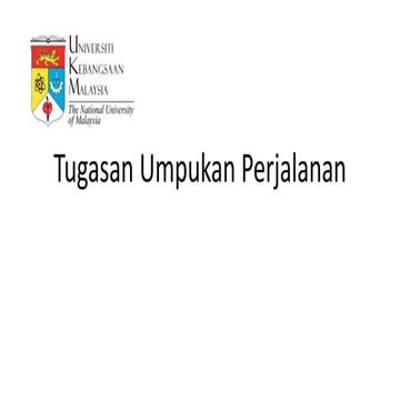 Visualisasi umpukan perjalanan | PPTX