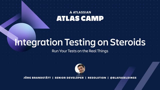 Integration Testing on Steroids: Run Your Tests on the Real Things | PPT Integration Testing on Steroids: Run Your Tests on the Real Things | PPT