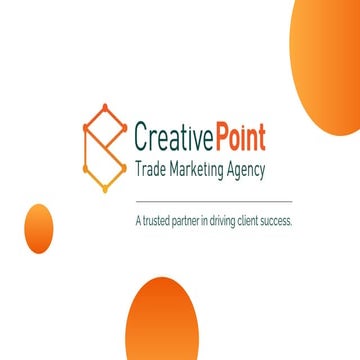Credential CreativePoint ( Trade marketing agency) | PPT