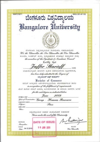 BA Certificate - IGNOU | PDF