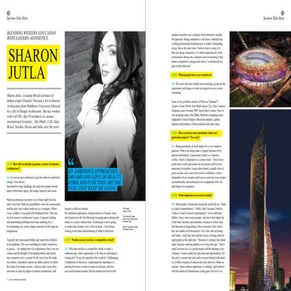 ALM_Sharon Jutla Blending Western with East | PPT