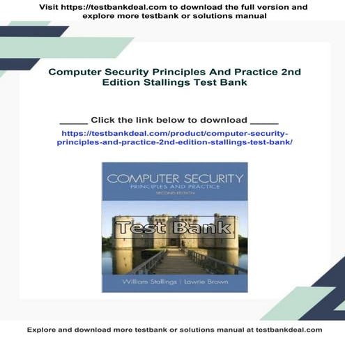 Computer Security Principles And Practice 2nd Edition Stallings Test ...
