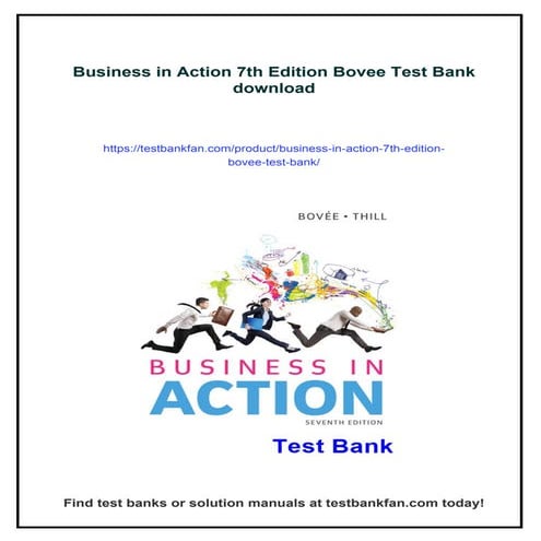 Business in Action 7th Edition Bovee Test Bank | PDF