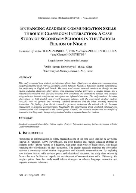 Assessment And Classroom Learning | PDF