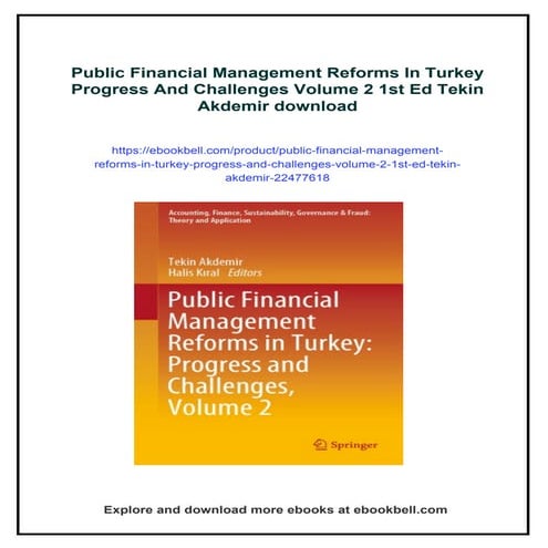 Public Financial Management Reforms In Turkey Progress And Challenges ...