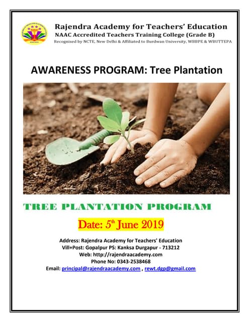 Tree plantation | PPTX