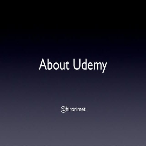 about udemy | PDF