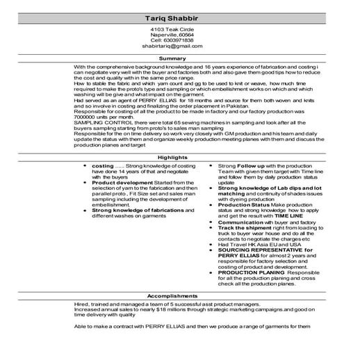 Copy of Tariq Shabbir Resume | PDF