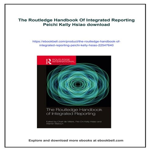 The Routledge Handbook Of Integrated Reporting Peichi Kelly Hsiao | PDF