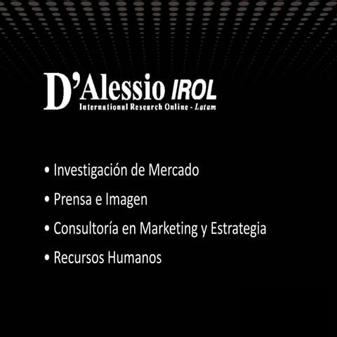 Presentacion D'Alessio IROL | PPTX