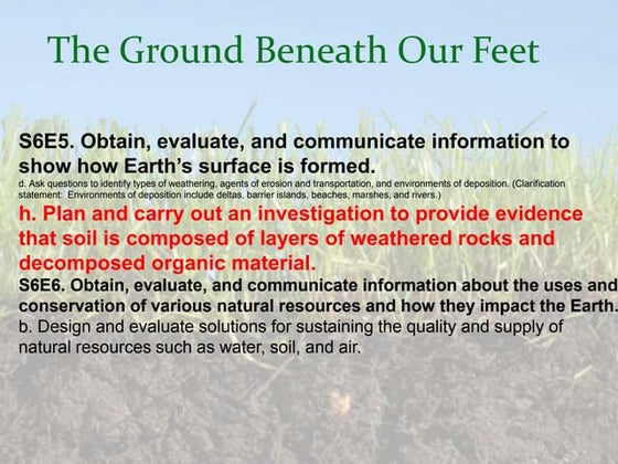 Grade 3 Soil | PPT