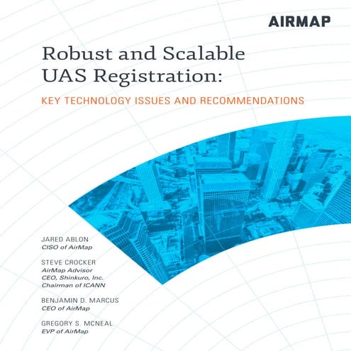 AirMap_White Paper_UAS Registration_02042016 | PDF