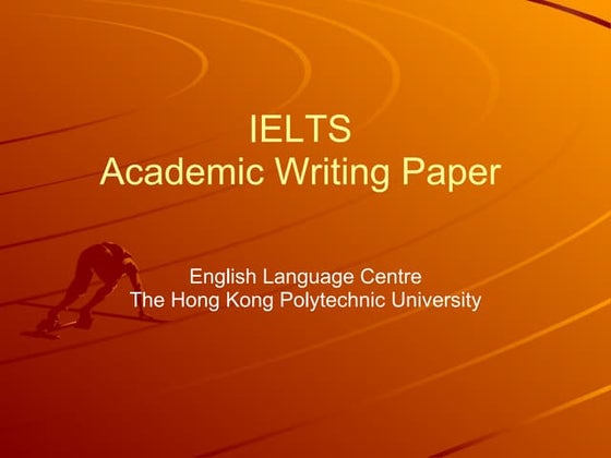 IELTS Writing task 1 introduction for beginners | PPT