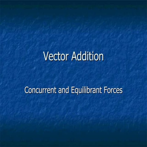 11-30-07 - Vector Addition | PPT